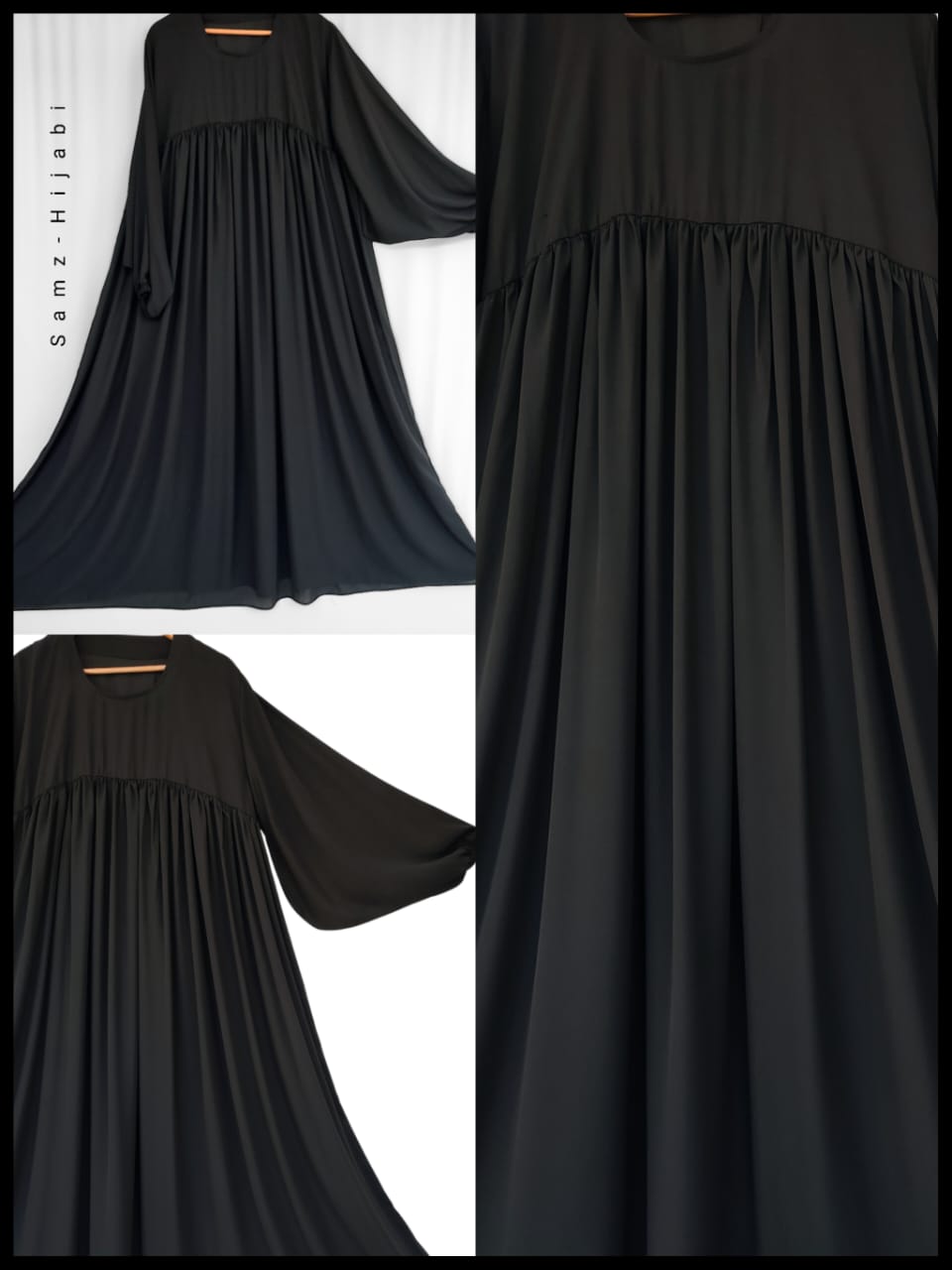 Moona Maxi Flyer Abaya – samzhijabi
